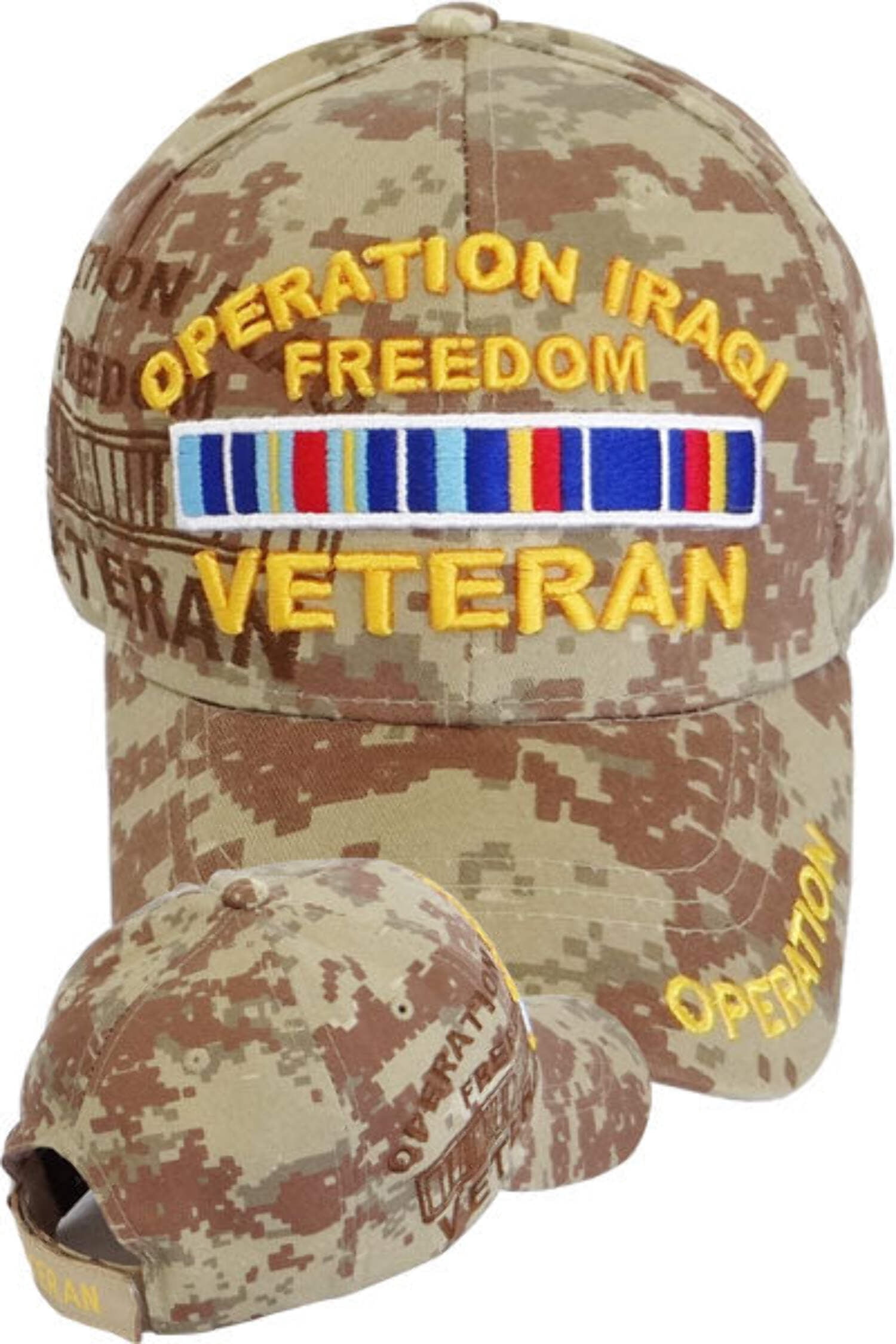 US Military Operation Iraqi Freedom Veteran Desert Camouflage Baseball ...