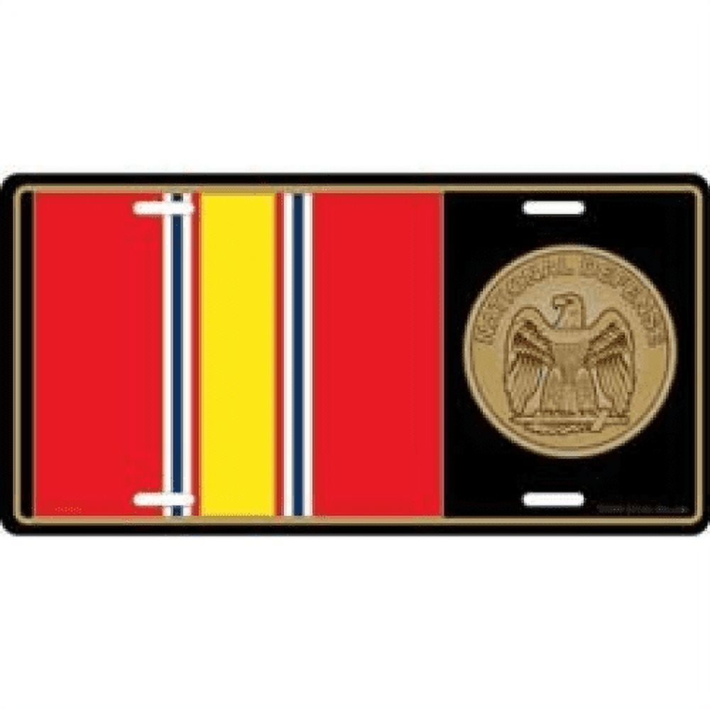 US Military & Patriotic License Plate - National Defense Medal/Award ...