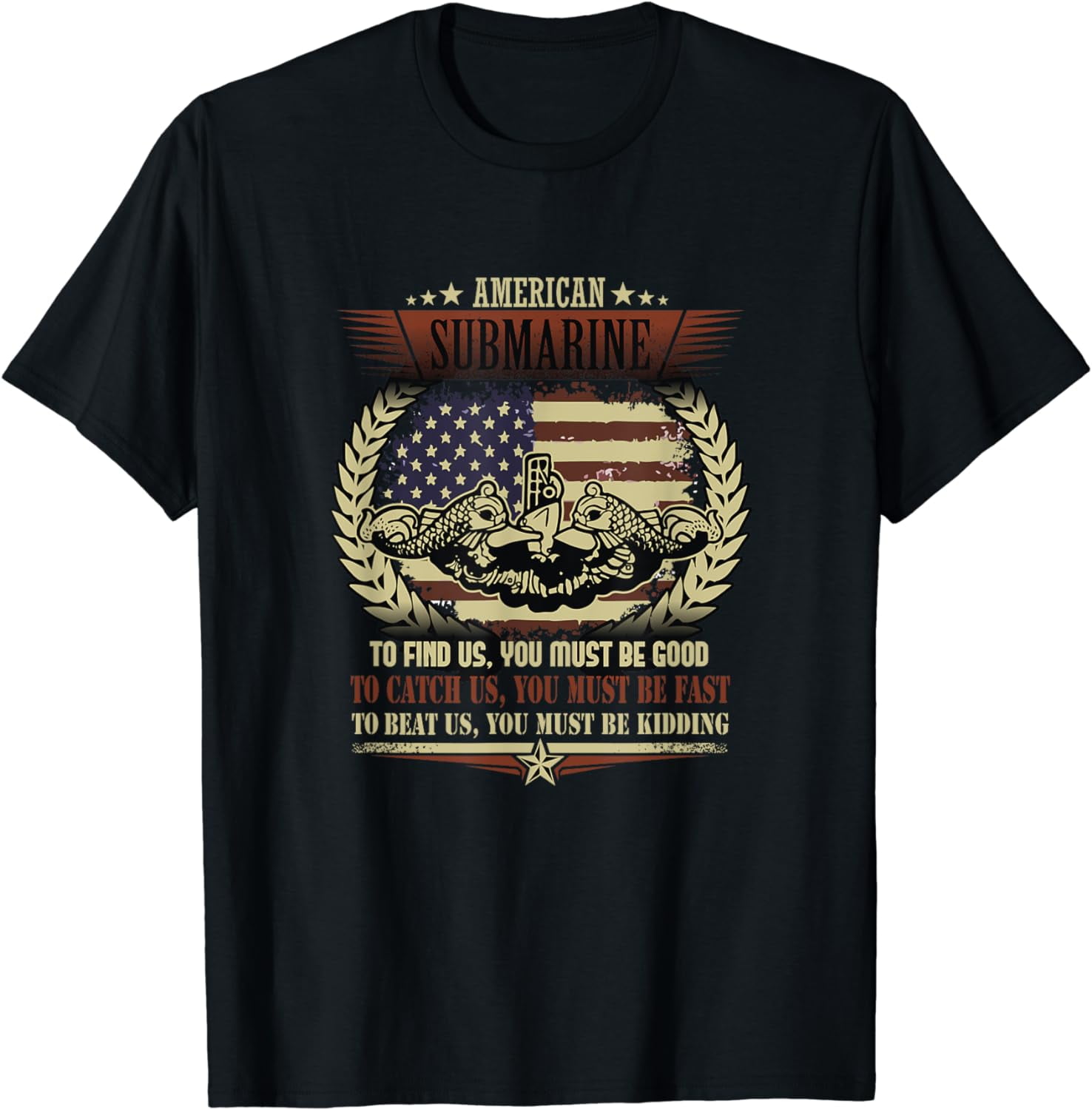 US Military Submarine Gift For A Veteran Submariner T-Shirt - Walmart.com