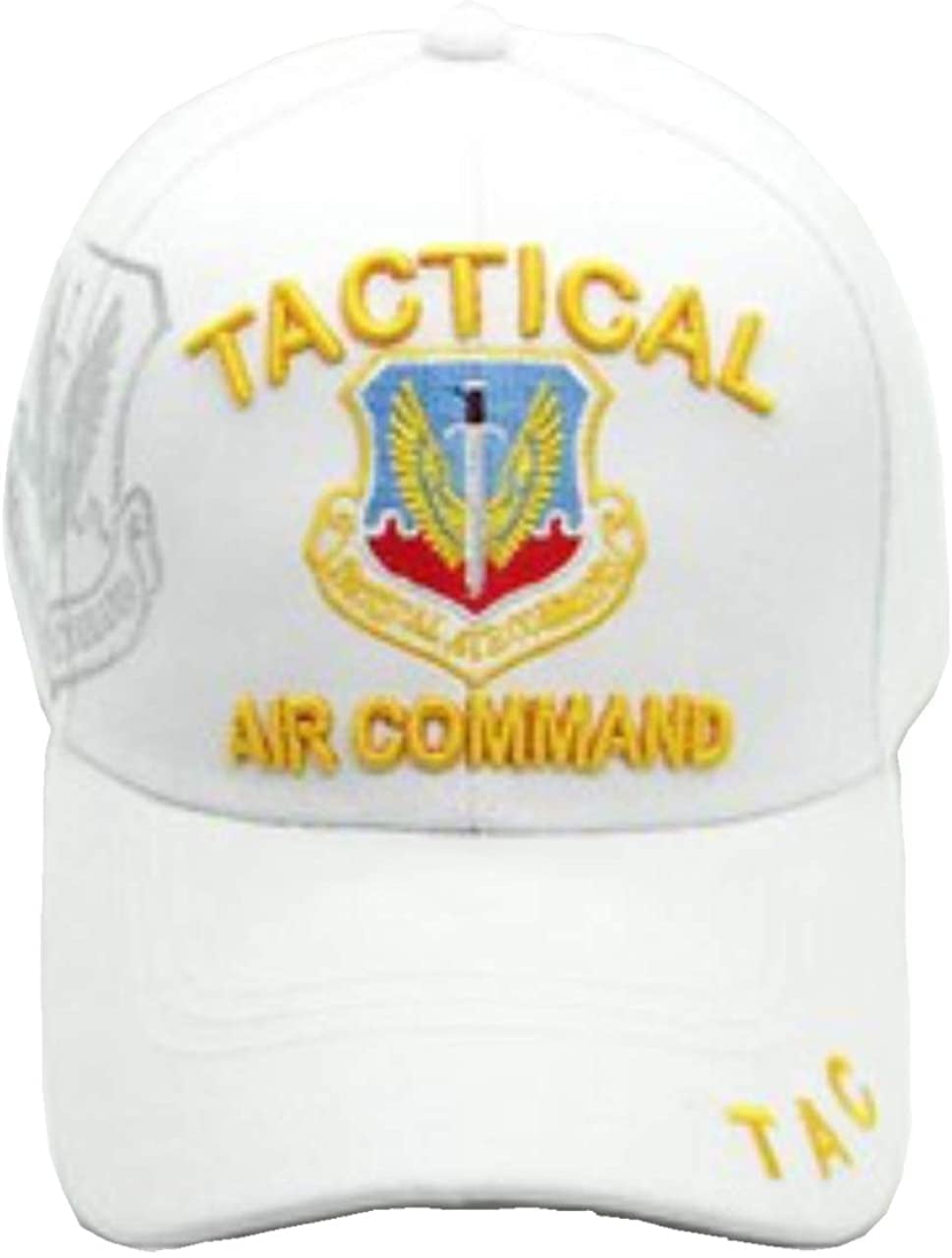 US Military Tactical Air Command White Adjustable Baseball Hat Cap ...
