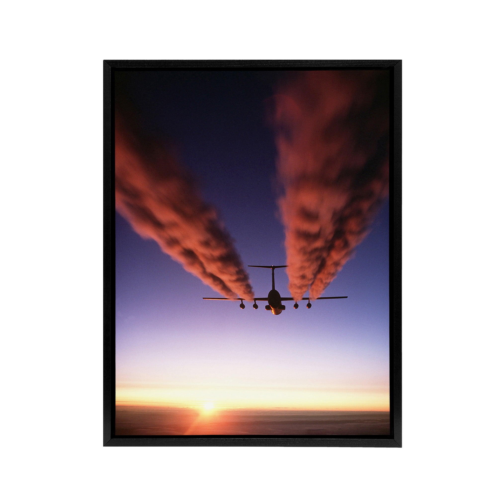 US Military USAF C 141 Starlifter Aircraft Black Framed Canvas Art ...