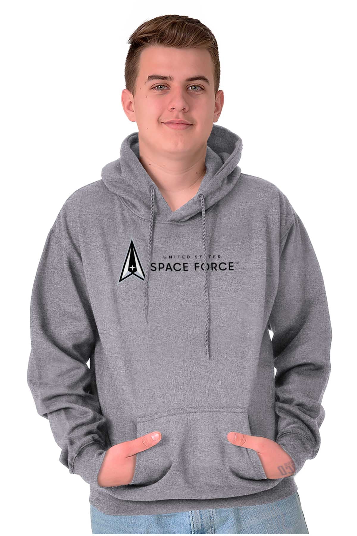 US Military USSF Space Force Logo Hoodie Sweatshirt Women Men Brisco ...