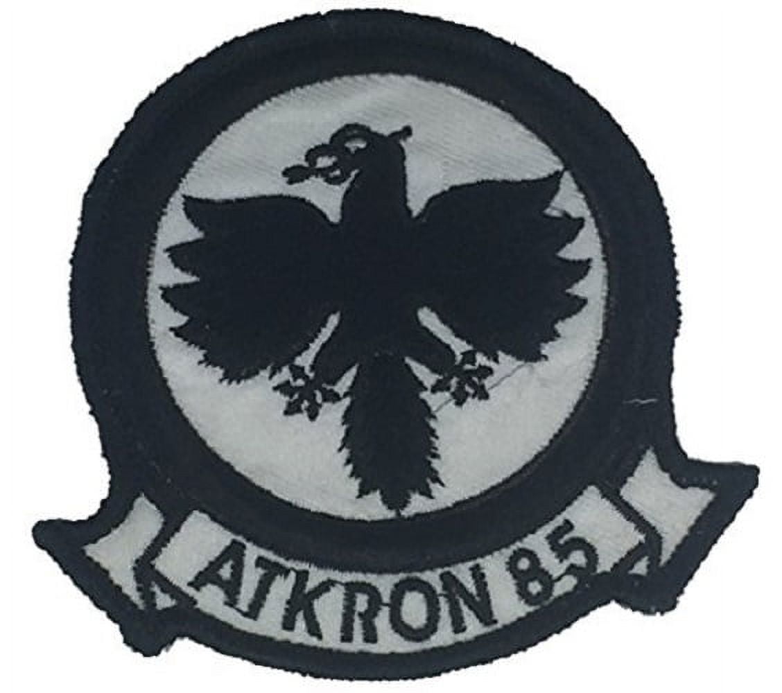 US NAVY ATKRON 85 "BLACK FALCONS" SQUADRON PATCH - Color - Veteran ...