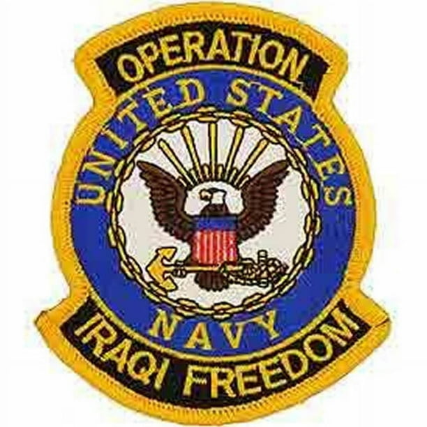 US NAVY OPERATION IRAQI FREEDOM PATCH - Bright Colors - Veteran Owned ...