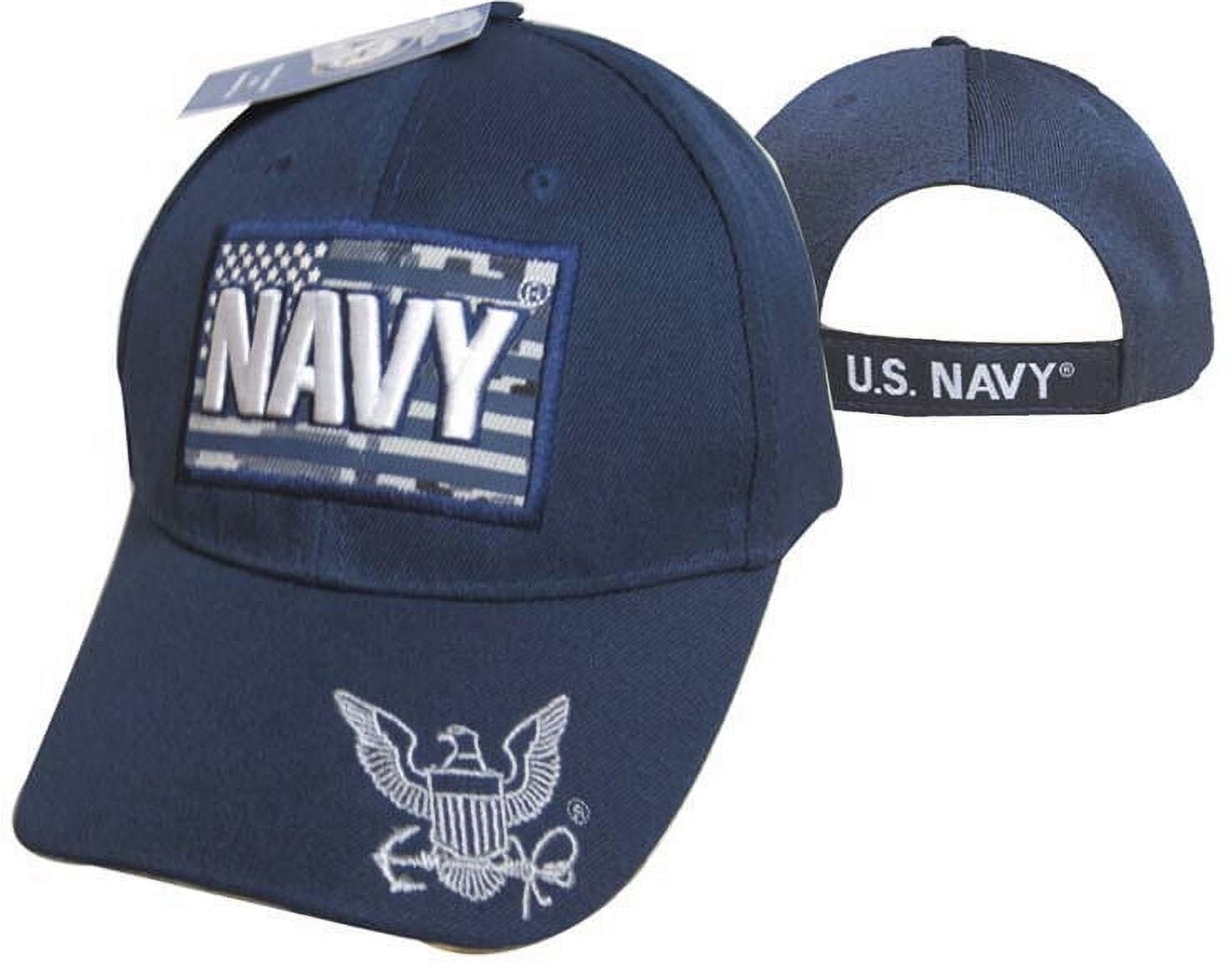 US NAVY PATCH LETTER ACU Digital Camo EMBLEM CAP HAT BLUE (LICENSED ...
