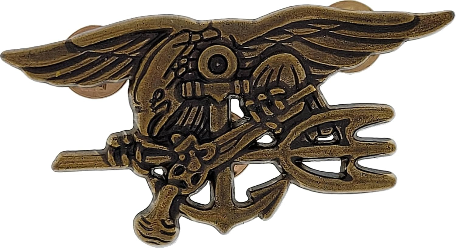 US NAVY SEAL Badge Regulation Size Trident insignia - BUD - ANTIQUE ...