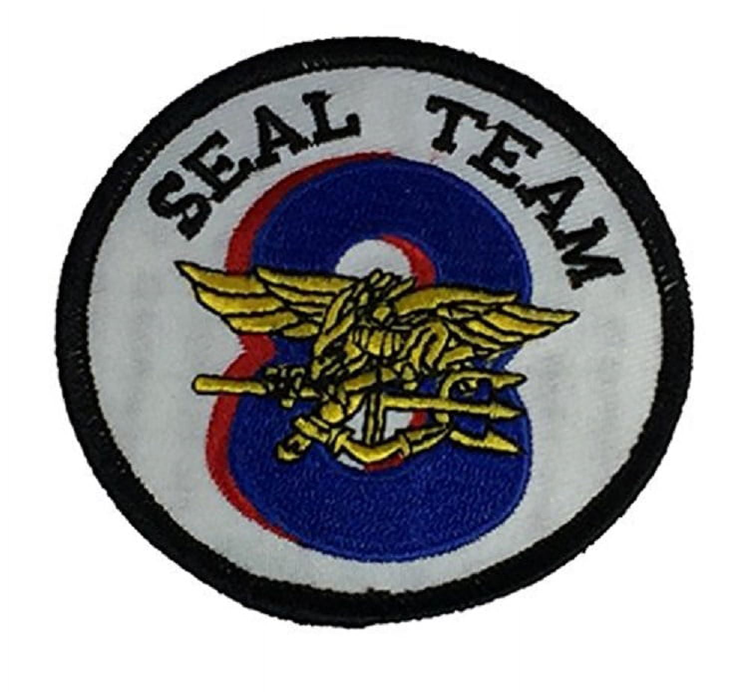 US NAVY SEAL TEAM EIGHT Patch - Color - Veteran Owned Business ...