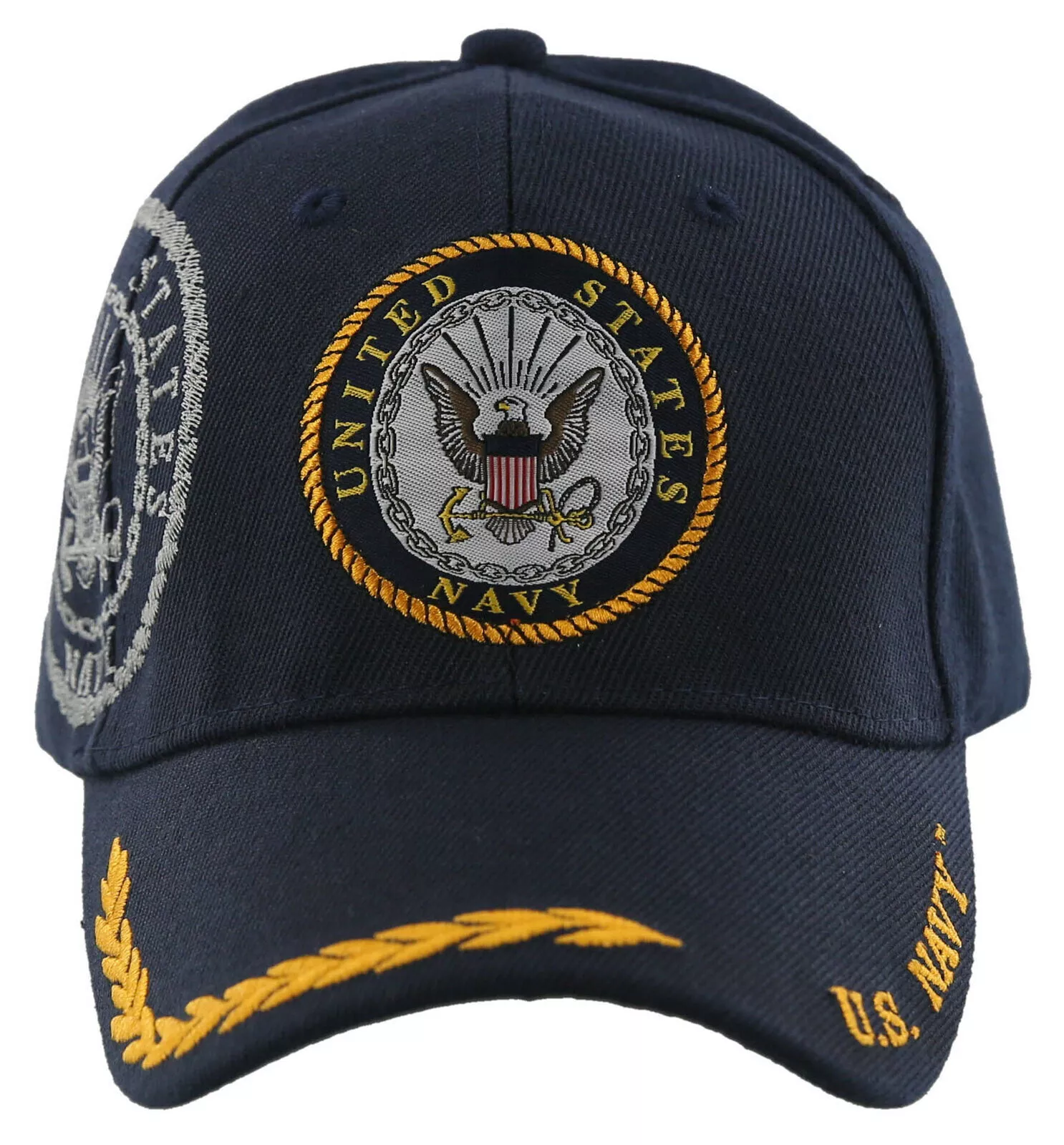 US NAVY USN ROUND SHADOW BALL CAP HAT NAVY LICENSED - Walmart.com