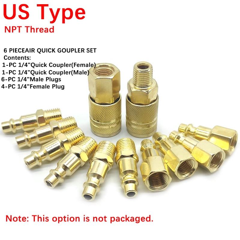 US NPT Thread Pneumatic Quick Connector Rapiditie for Air Hose Fittings ...