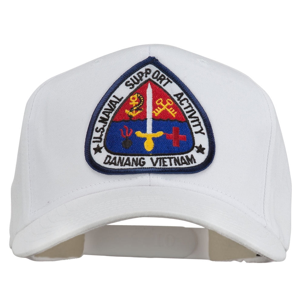 US Naval Support Activity Patched Cap - White OSFM - Walmart.com