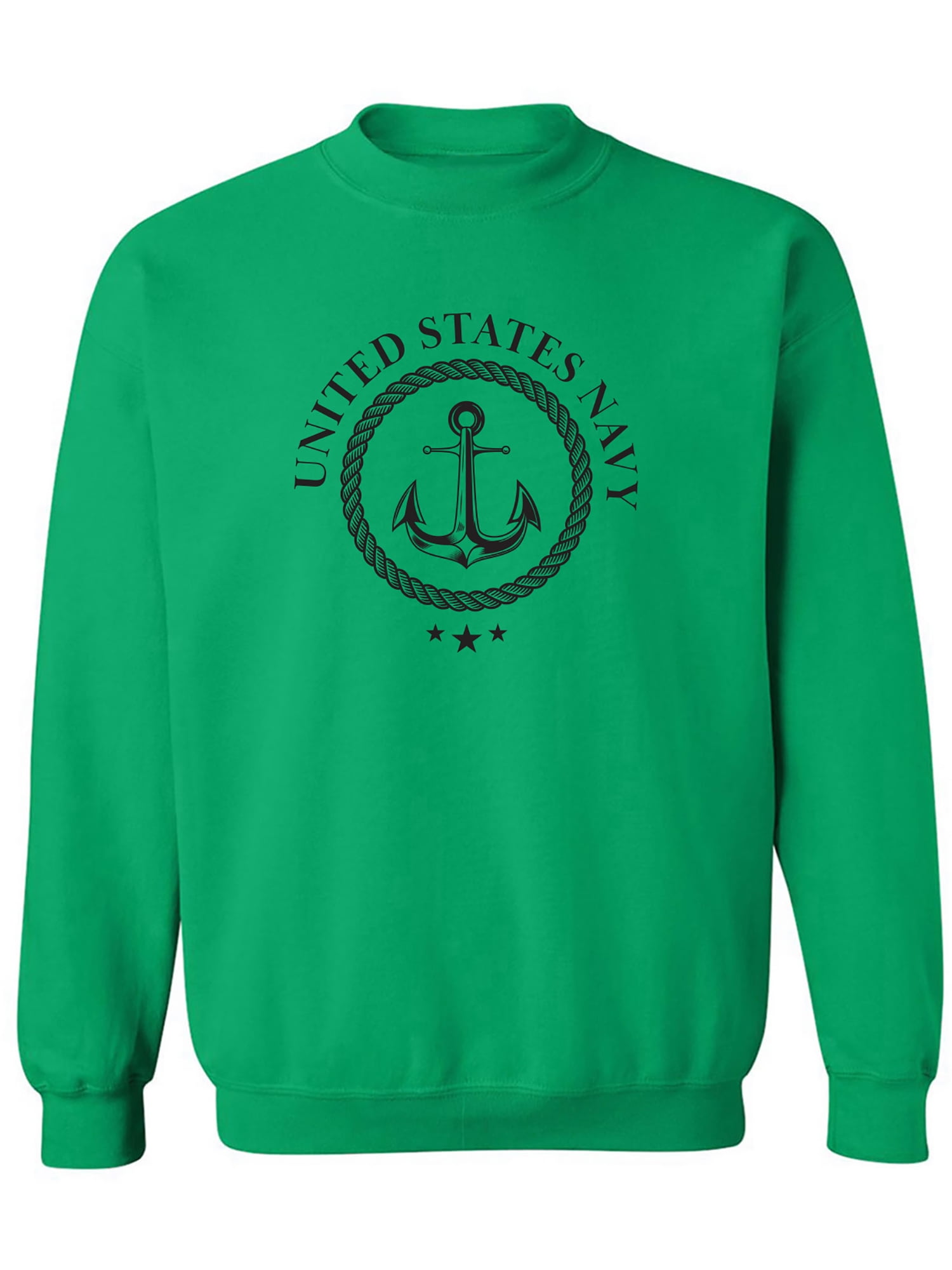US Navy Anchor Crest Crewneck Sweatshirt - Walmart.com