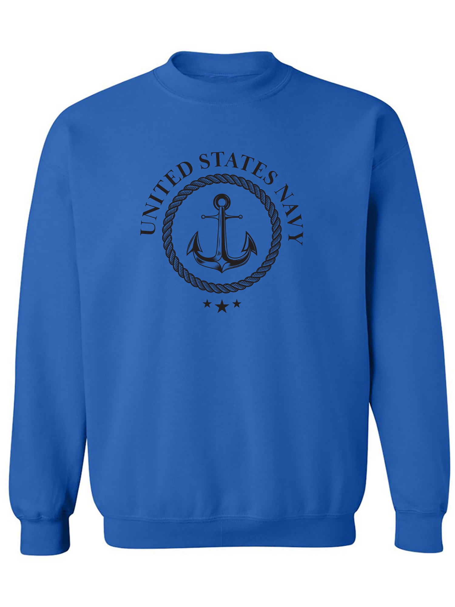 US Navy Anchor Crest Crewneck Sweatshirt - Walmart.com