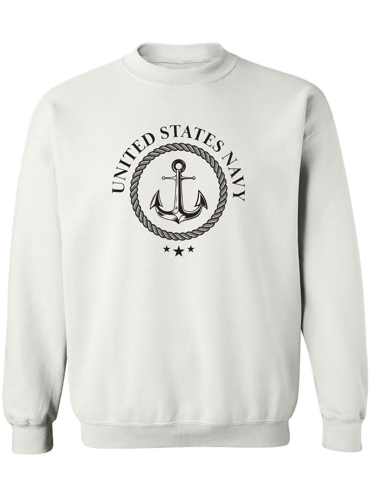 US Navy Anchor Crest Crewneck Sweatshirt - Walmart.com