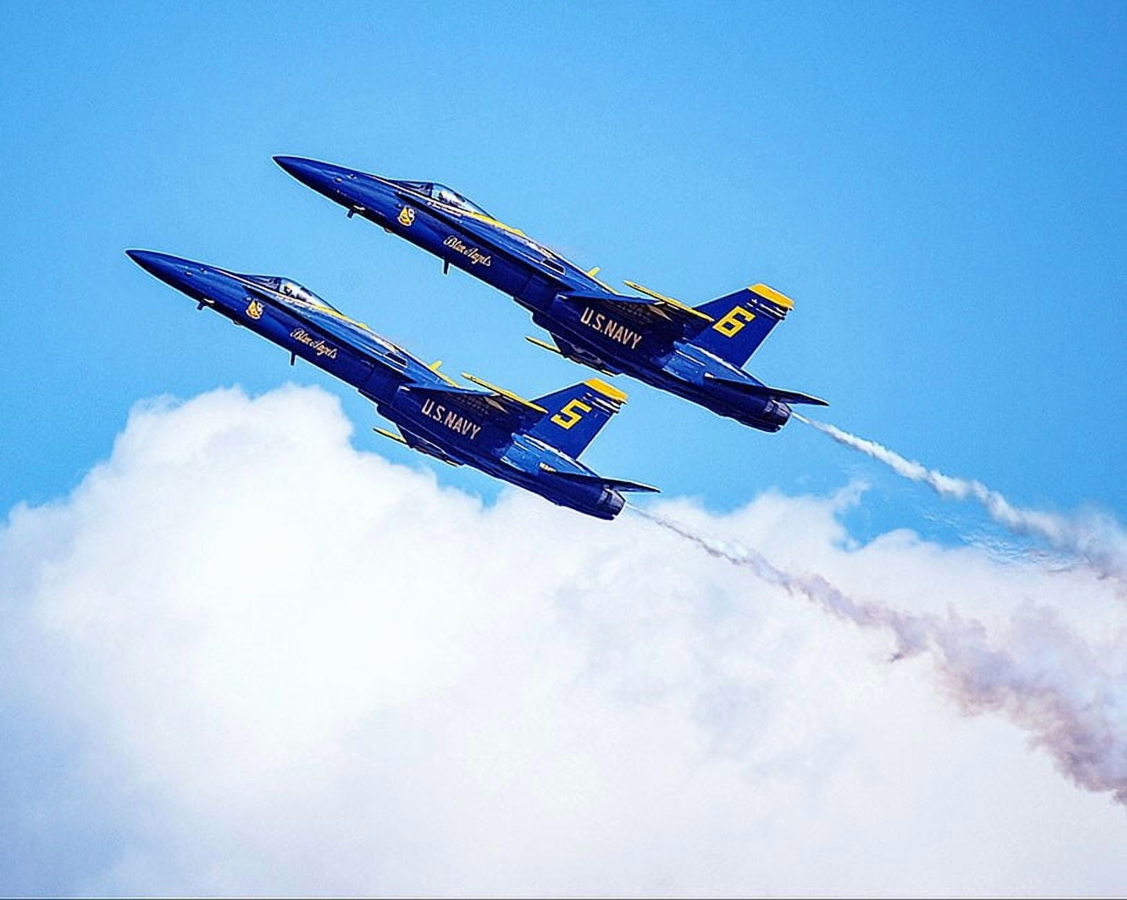 US Navy Blue Angels 2015 Sea and Sky Spectacular - 24x36 Inch Laminated ...