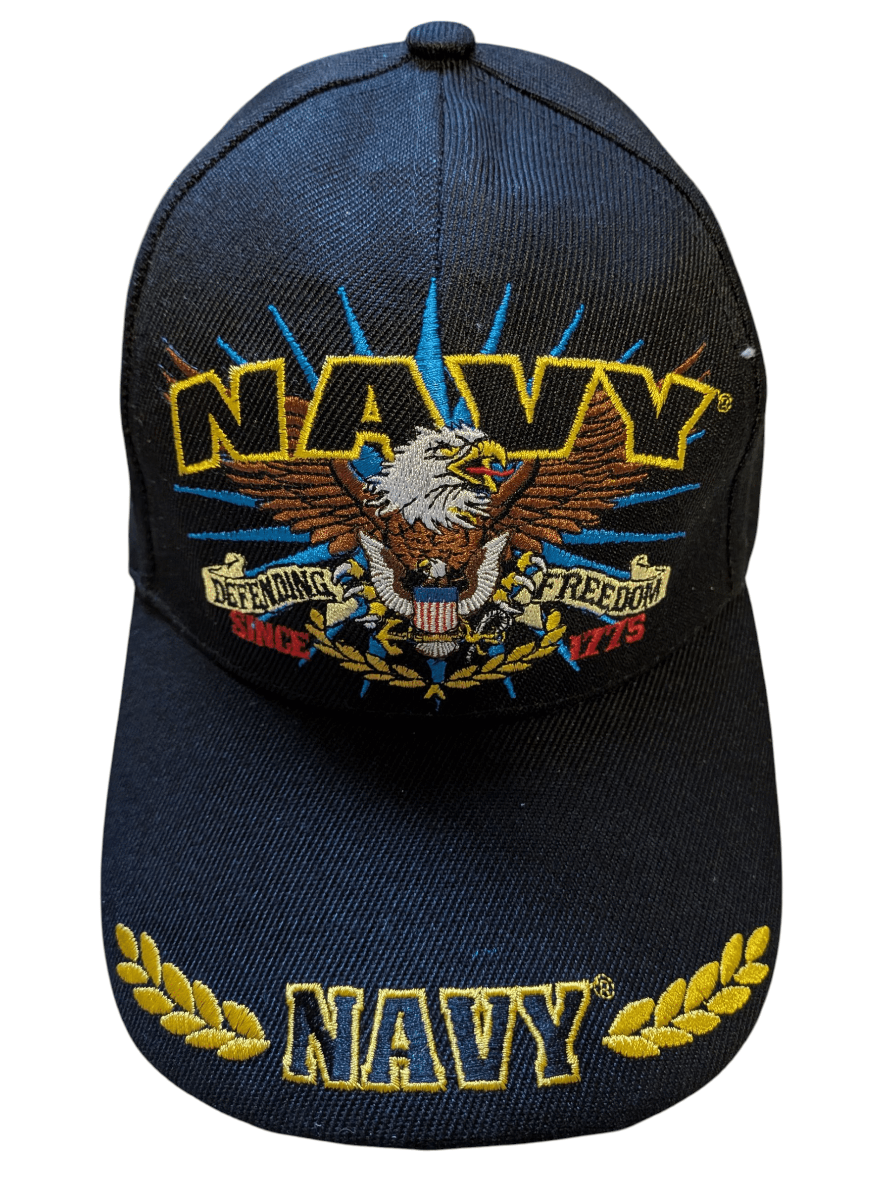 US Navy Defending Freedom Since 1775 Black Baseball Cap - Walmart.com