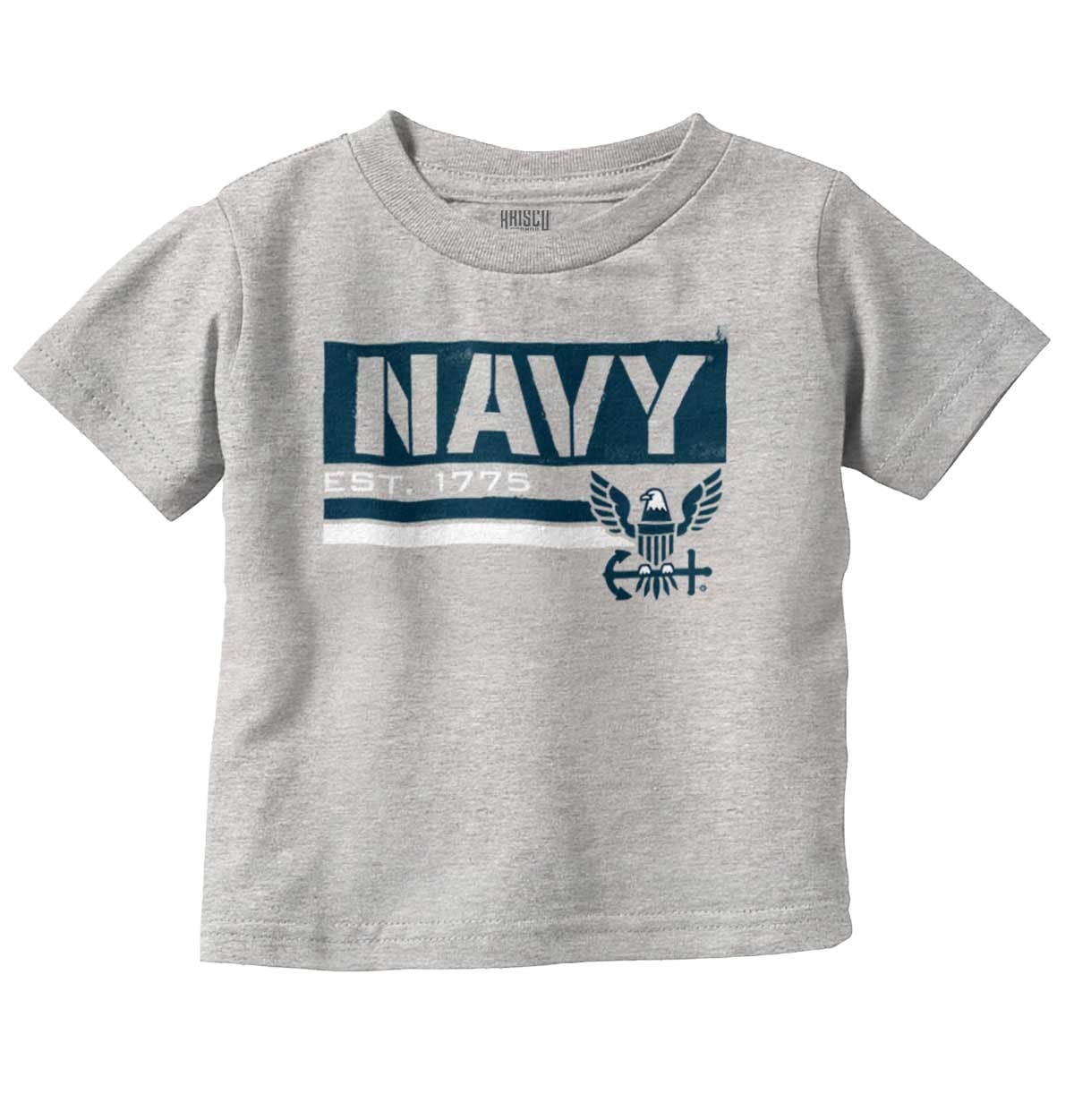 US Navy Eagle Anchor Logo Est 1775 Toddler Boy Girl T Shirt Infant ...