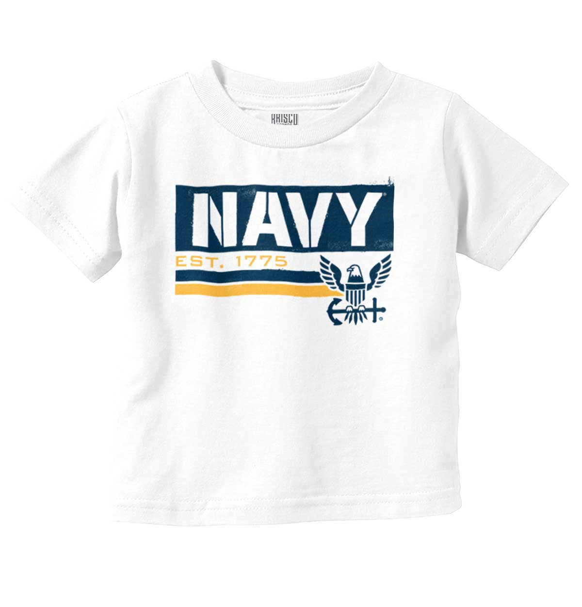 US Navy Eagle Anchor Logo Est 1775 Toddler Boy Girl T Shirt Infant ...
