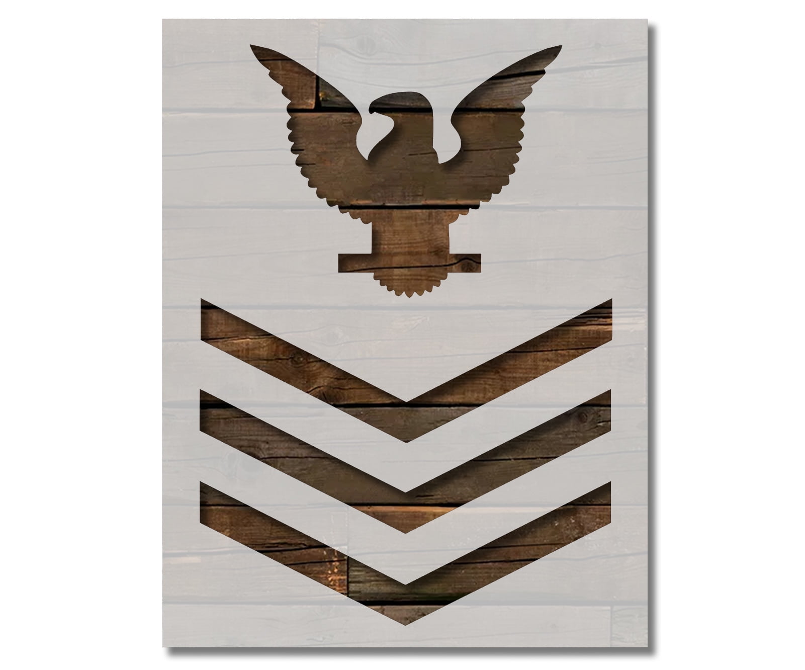 US Navy First Class Petty Officer Stencil Template Reusable 8.5 x 11 ...