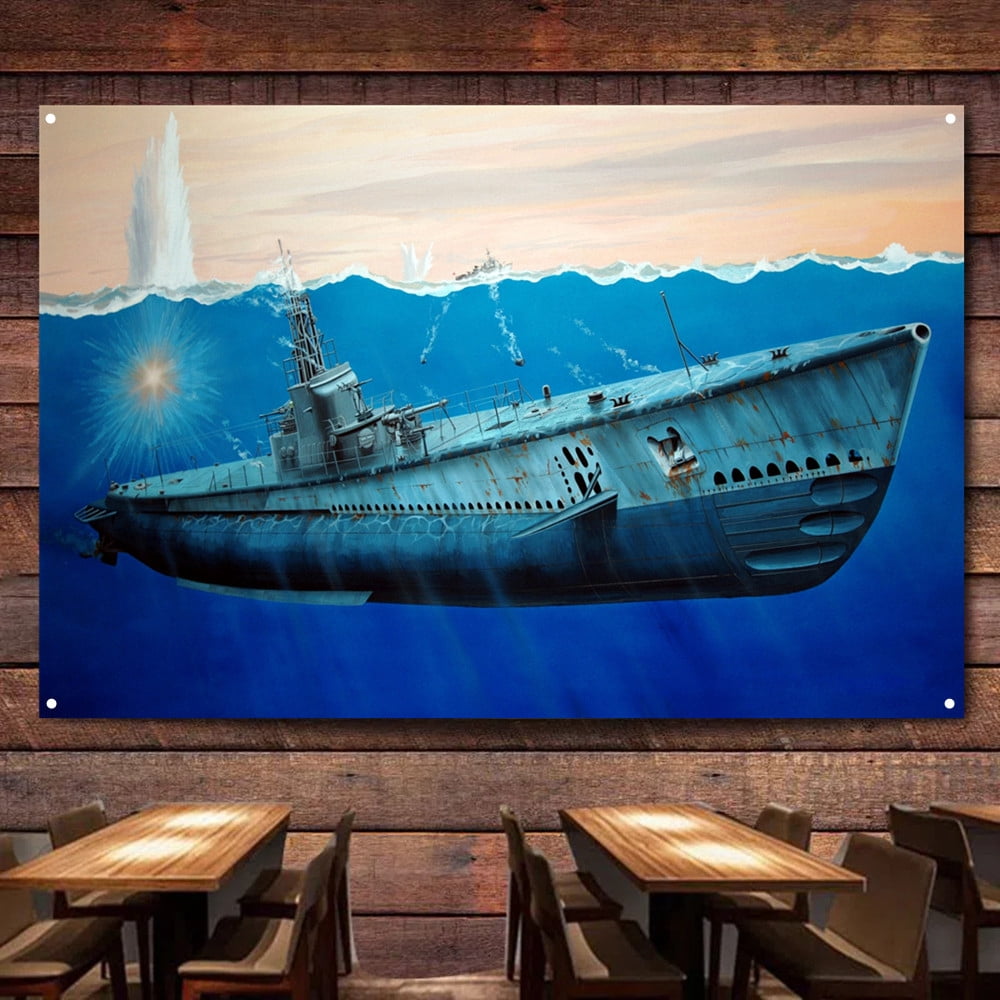 US Navy Gato-Class Submarine Posters & Prints Tapestry Navy Battleship ...