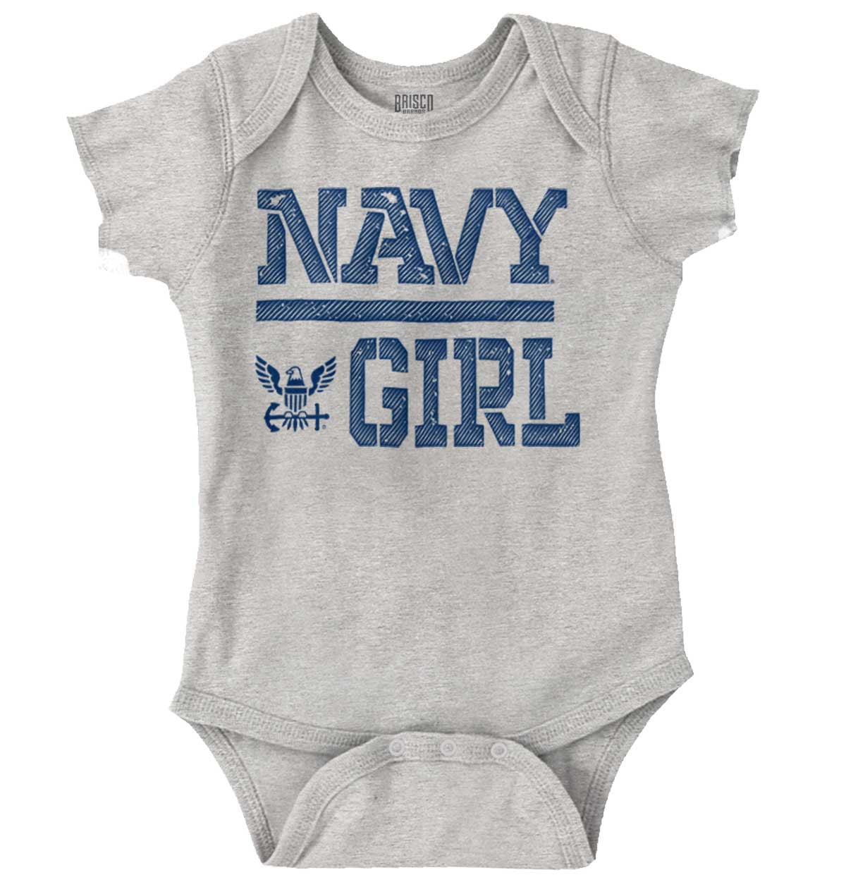 US Navy Girl Military Anchor Logo Bodysuit Jumper Girls Infant Baby ...