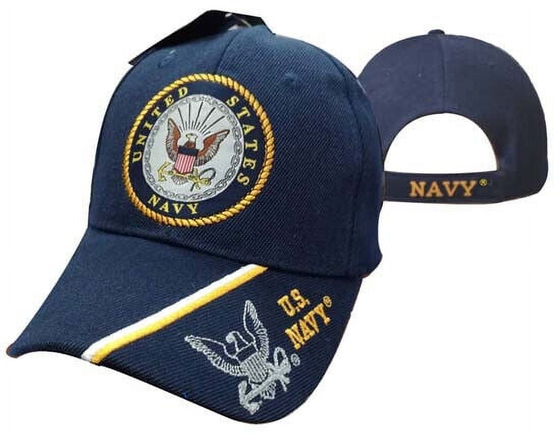 US Navy Hat Official Licensed Military Cap, Unisex Armed Forces Baseball Hat - Walmart.com