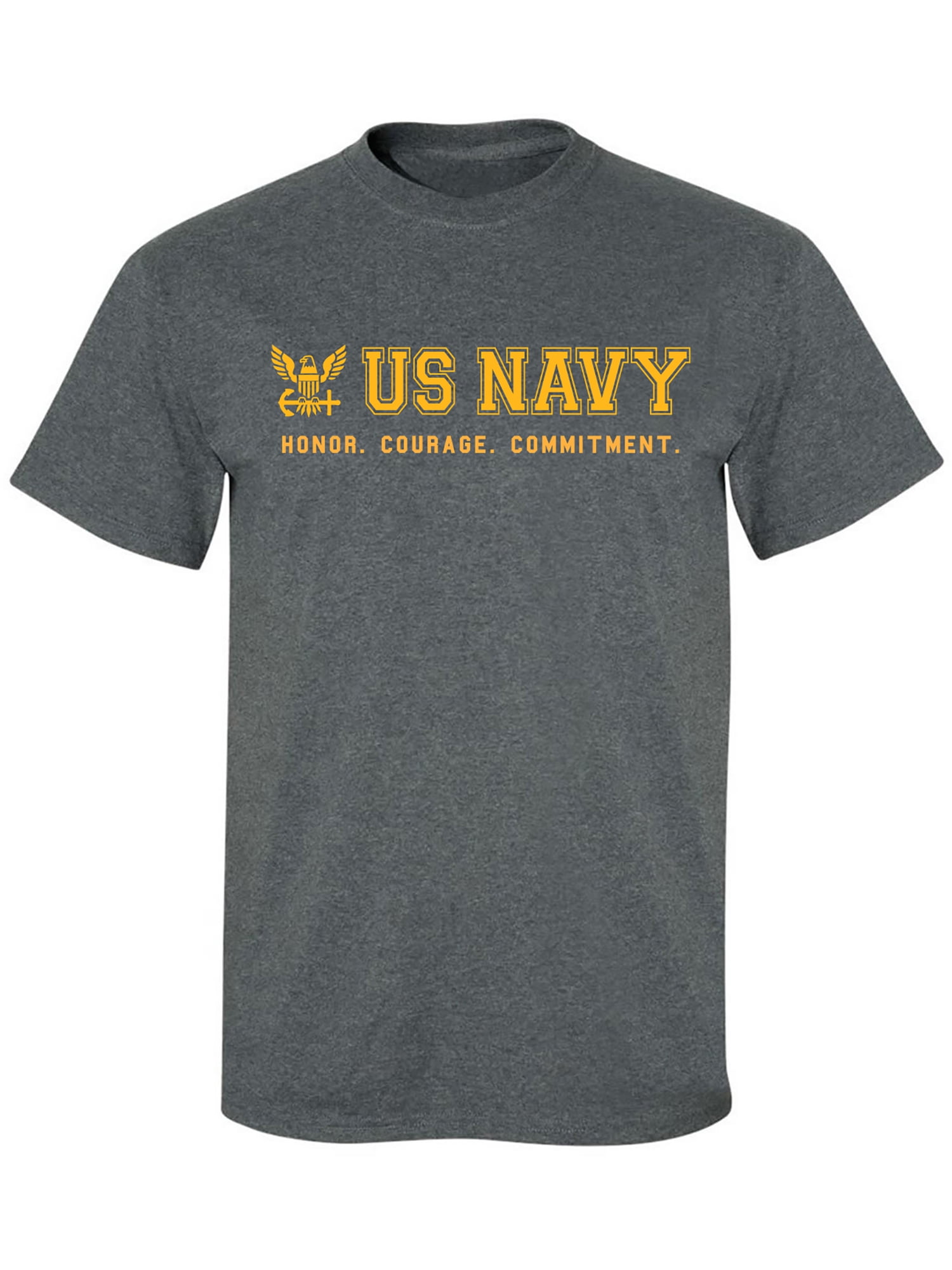 US Navy Honor Courage Commitment Adult Short Sleeve T-shirt - Walmart.com