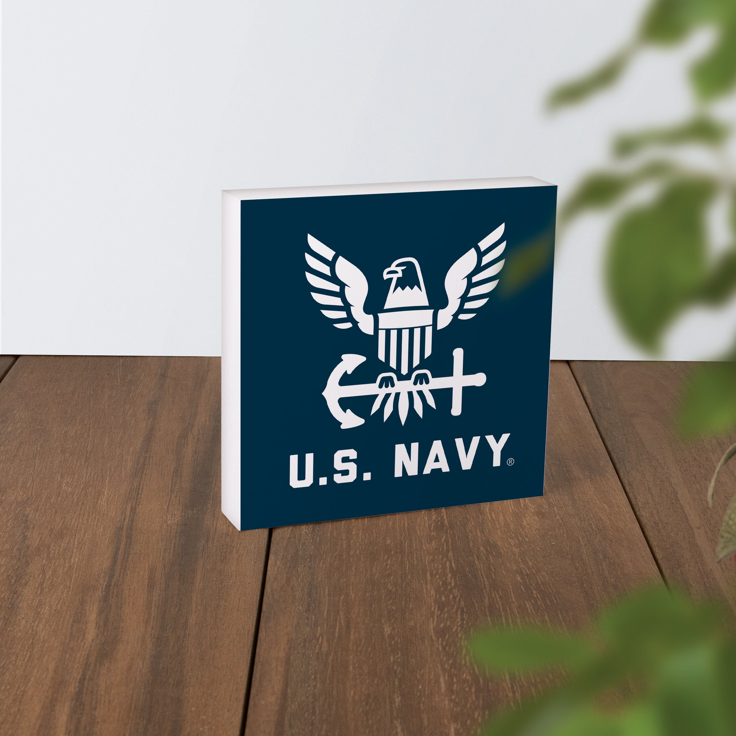US Navy Logo Word Block - Walmart.com