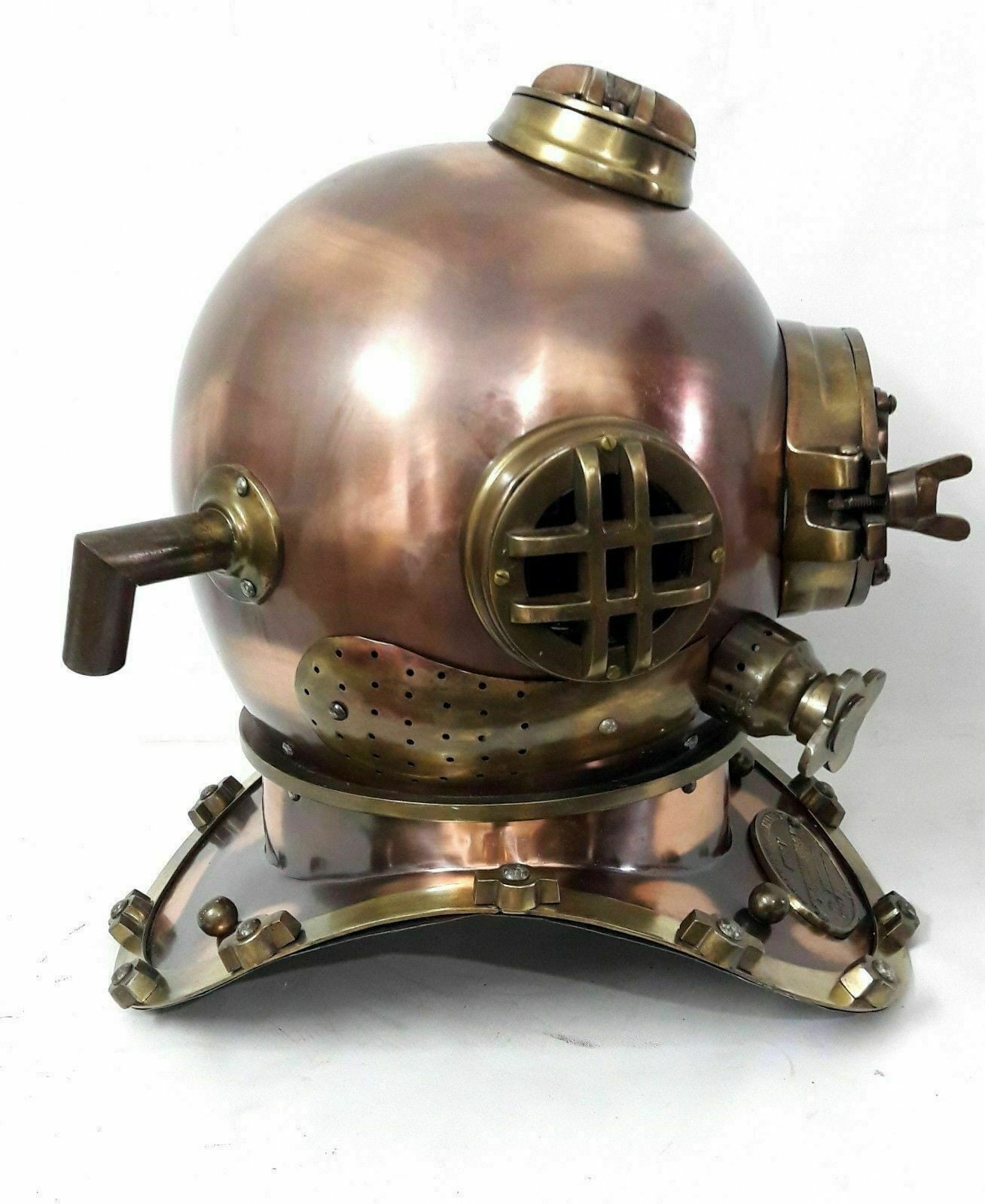 US Navy Mark V Full Size Divers Diving Helmet Vintage Scuba Style Gift ...