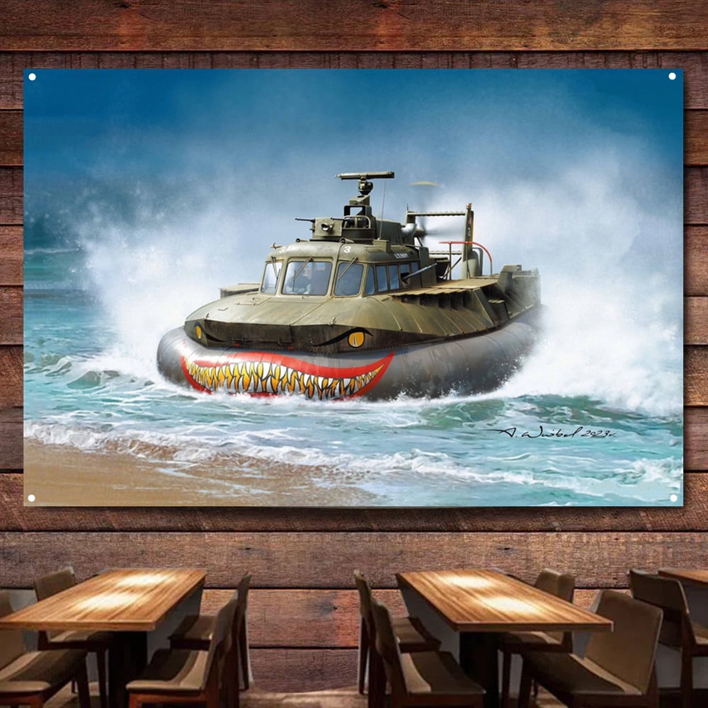 US Navy Patrol Air Cushion Vehicle (PACV)Battleship Wall Art Banners ...