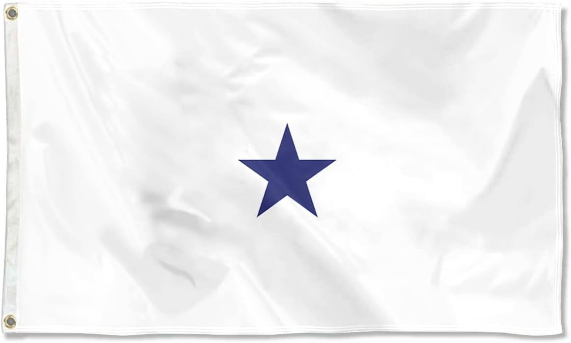 US Navy Rear Admiral Star White Non Seagoing Flag 3X5 ft Vivid Color ...