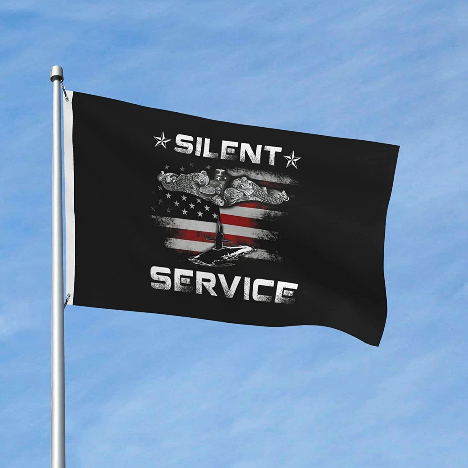 US Navy Submarine Silent Service Garden Flag 3x5 Ft Decor Outdoor ...