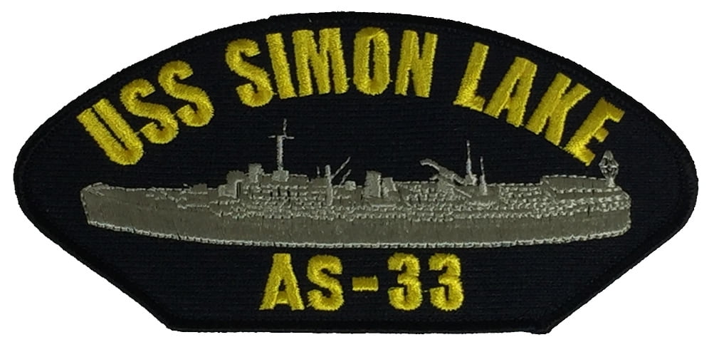 US Navy USS SIMON LAKE AS-33 PATCH - Veteran Owned Business - Walmart.com