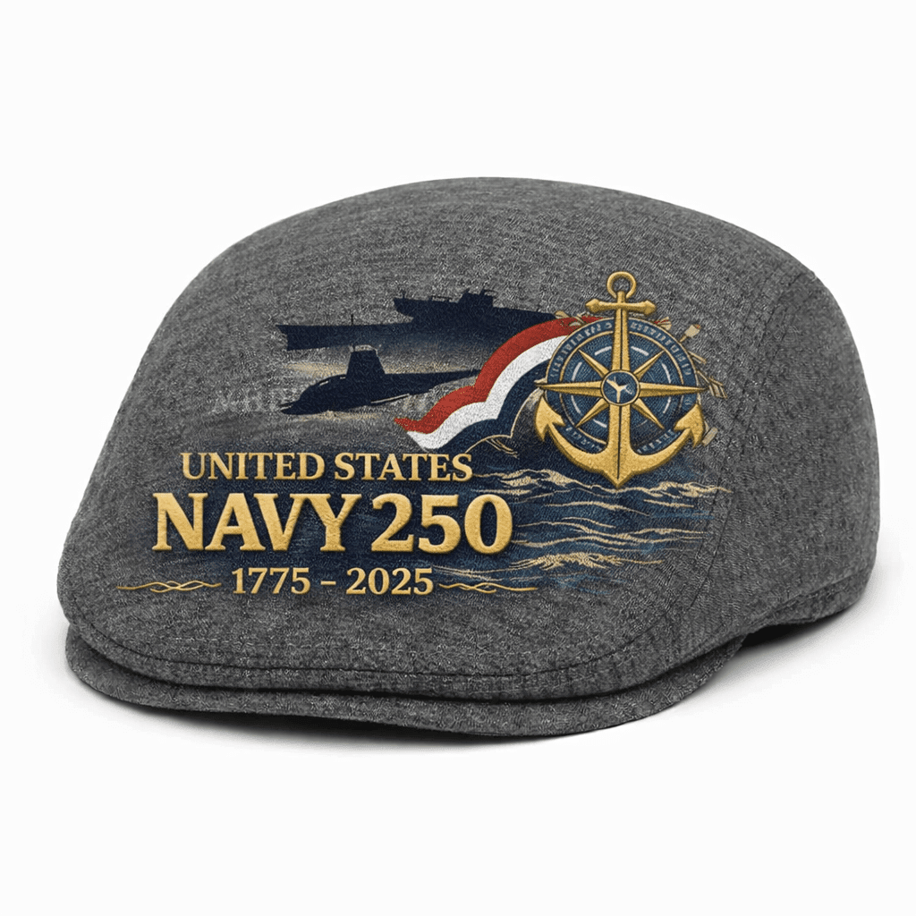 US Navy Veteran 250th Cap Honor Service 1775-2025 Eagle Anchor Military ...