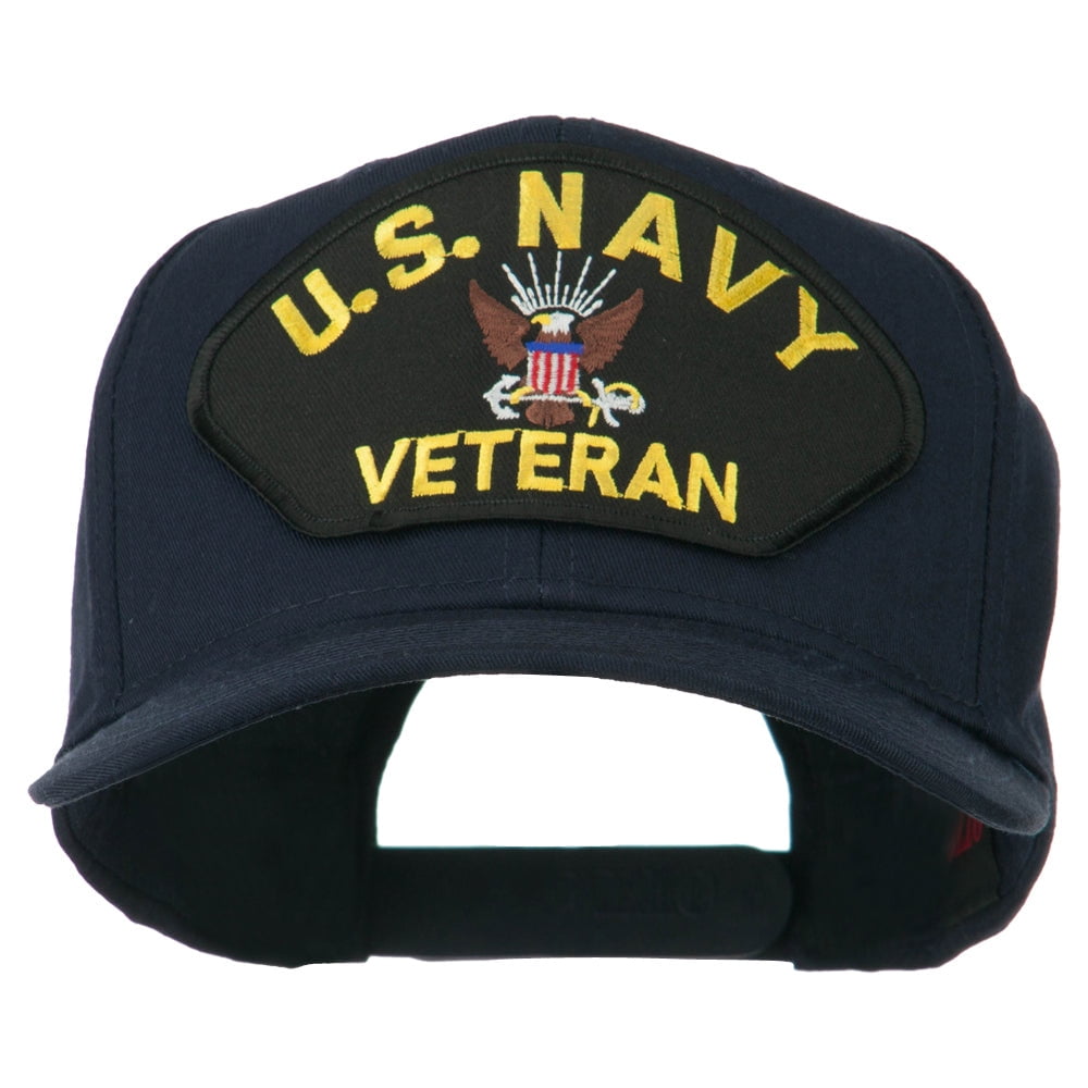 US Navy Veteran Military Patched High Profile Cap - Navy OSFM - Walmart.com