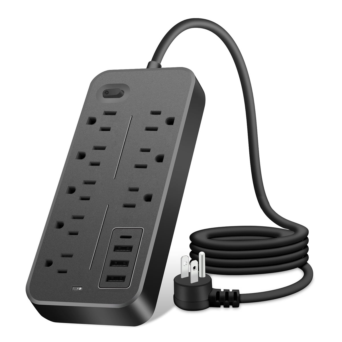 US Outlets 12 in 1 Power Strip Multitap Socket with Master Control ...