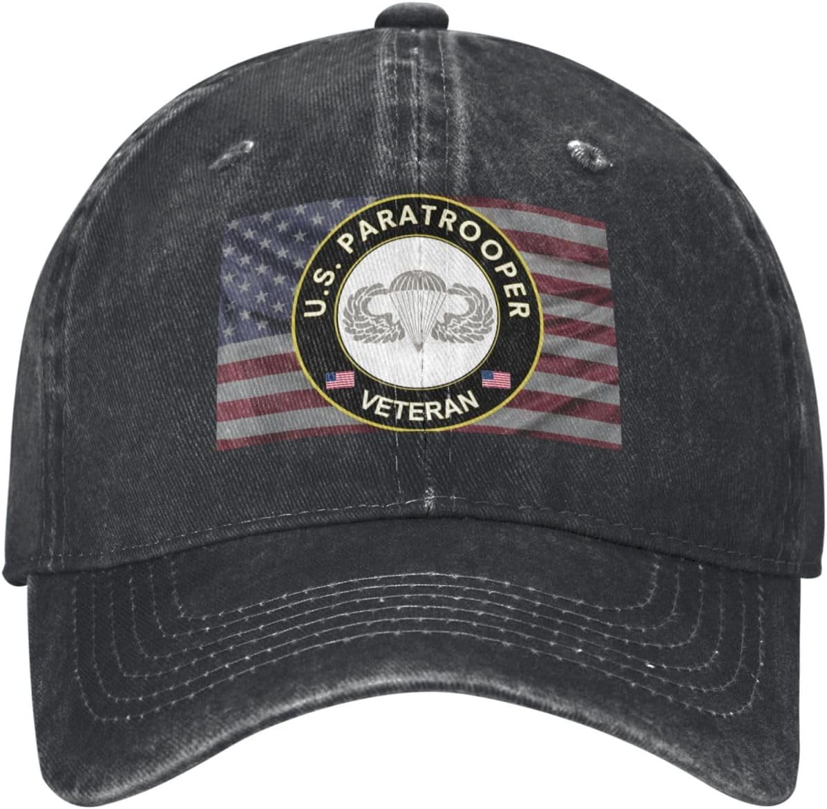 US Paratrooper Airborne Division Army Veteran Baseball Cap Adjustable ...