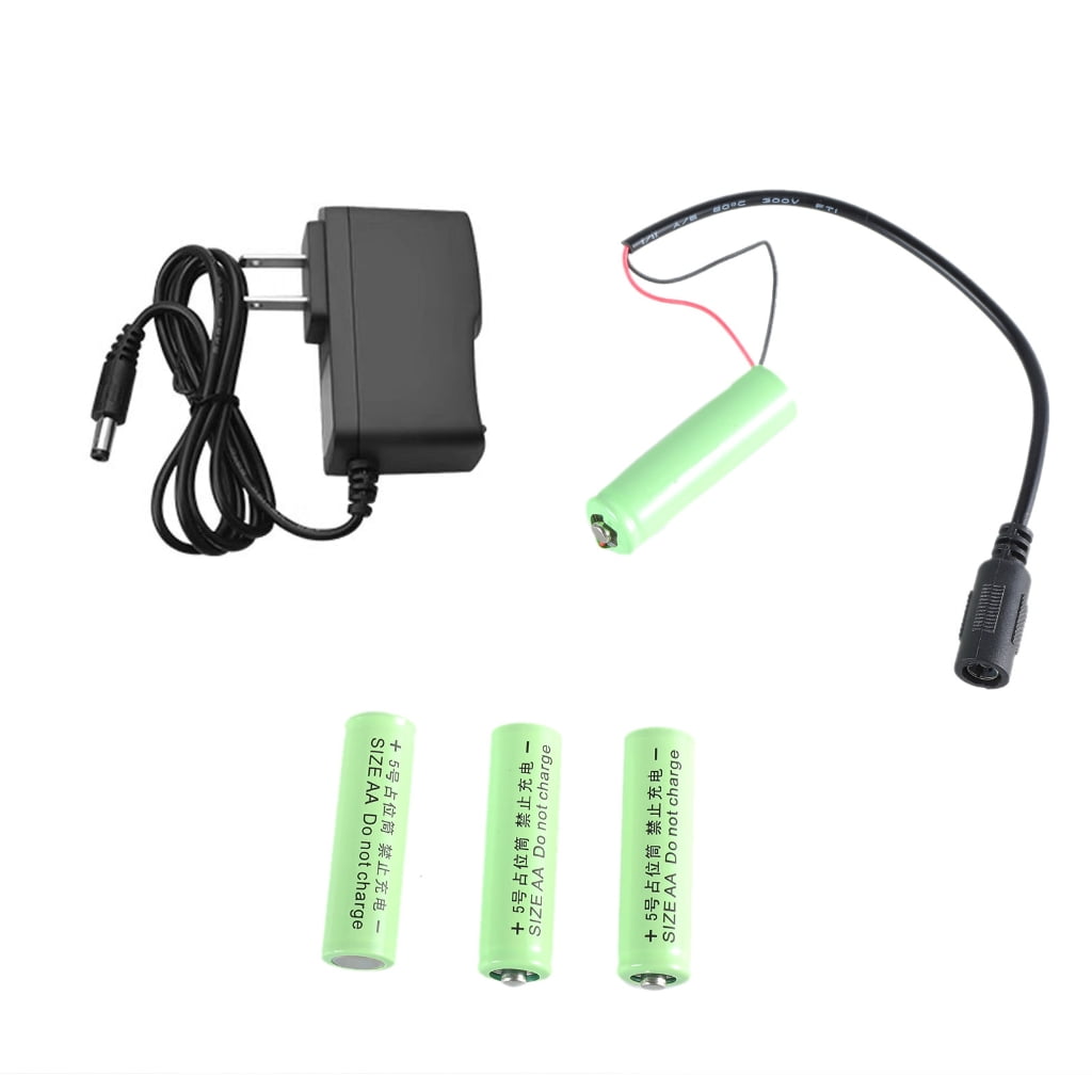 US Plug 100V-240V to 6V AA LR6 Battery Eliminators US Plug Power Supply ...