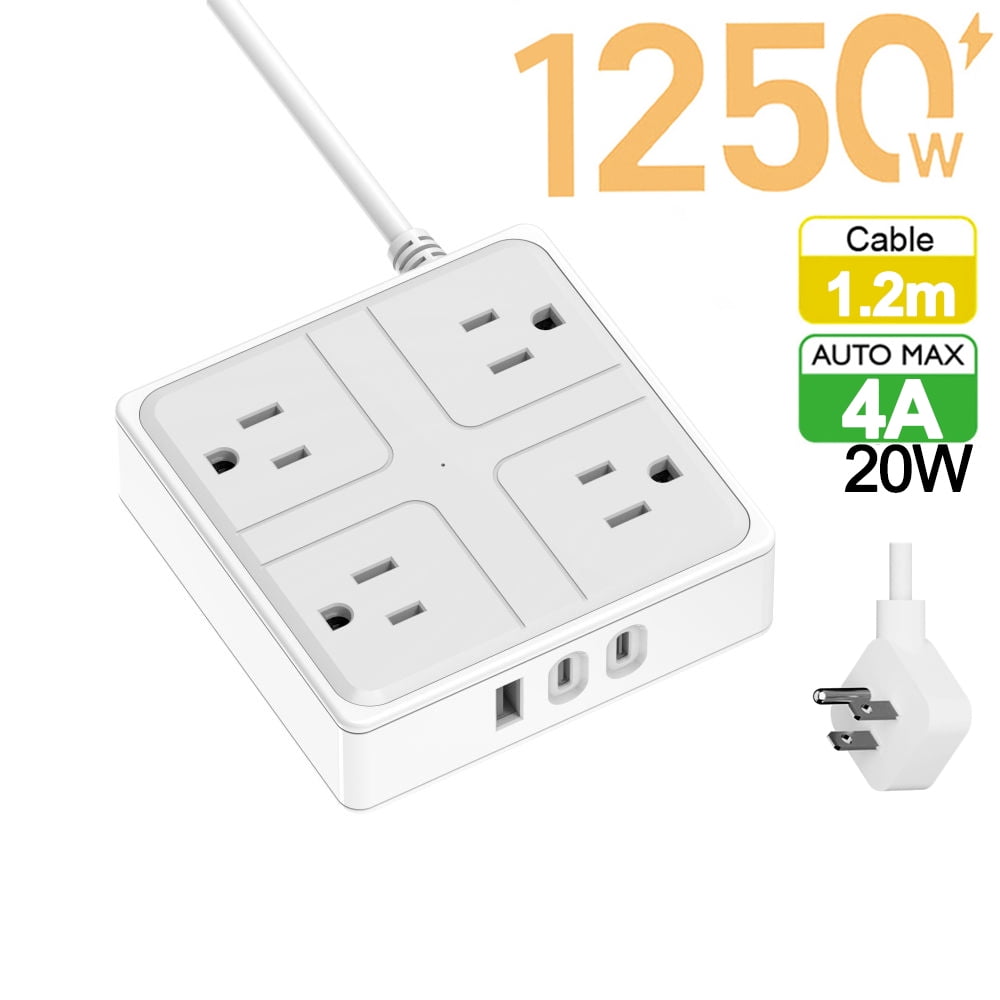 US Plug Power Strip AC Outlets Multitap Electrical Socket Extension ...