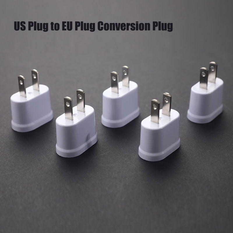 US Plug to EU Plug Round And Flat Dual-Purpose Conversion Plug ...