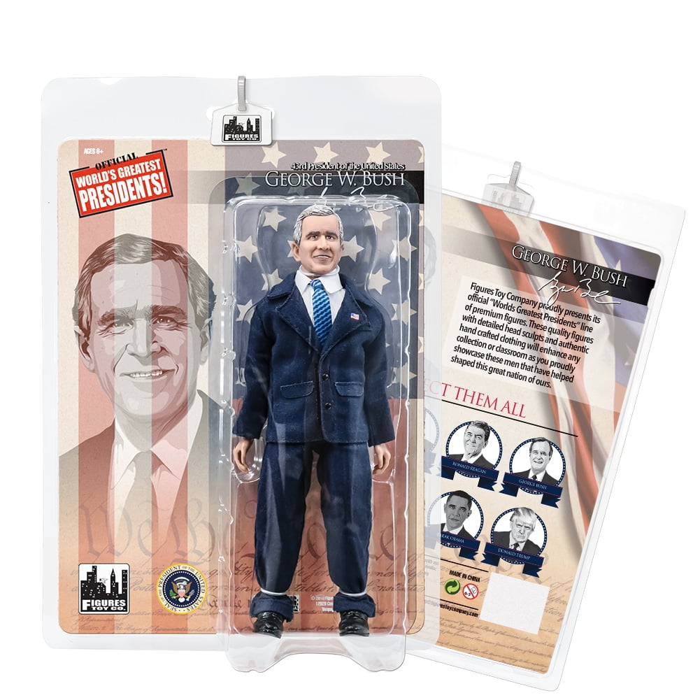 US Presidents 8 Inch Action Figures Series: George W. Bush [Blue Suit ...