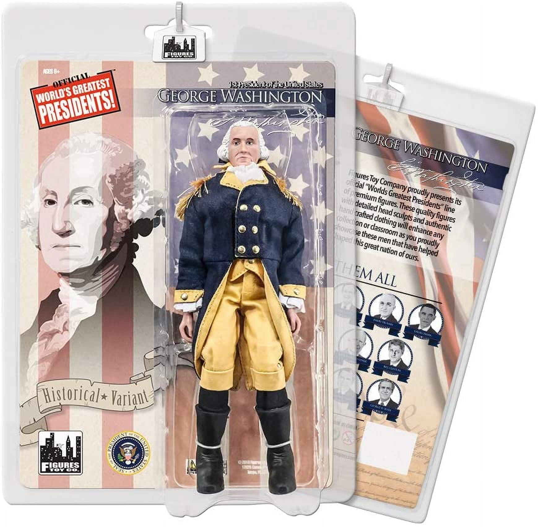 US Presidents 8 Inch Action Figures Series: George Washington [Blue ...
