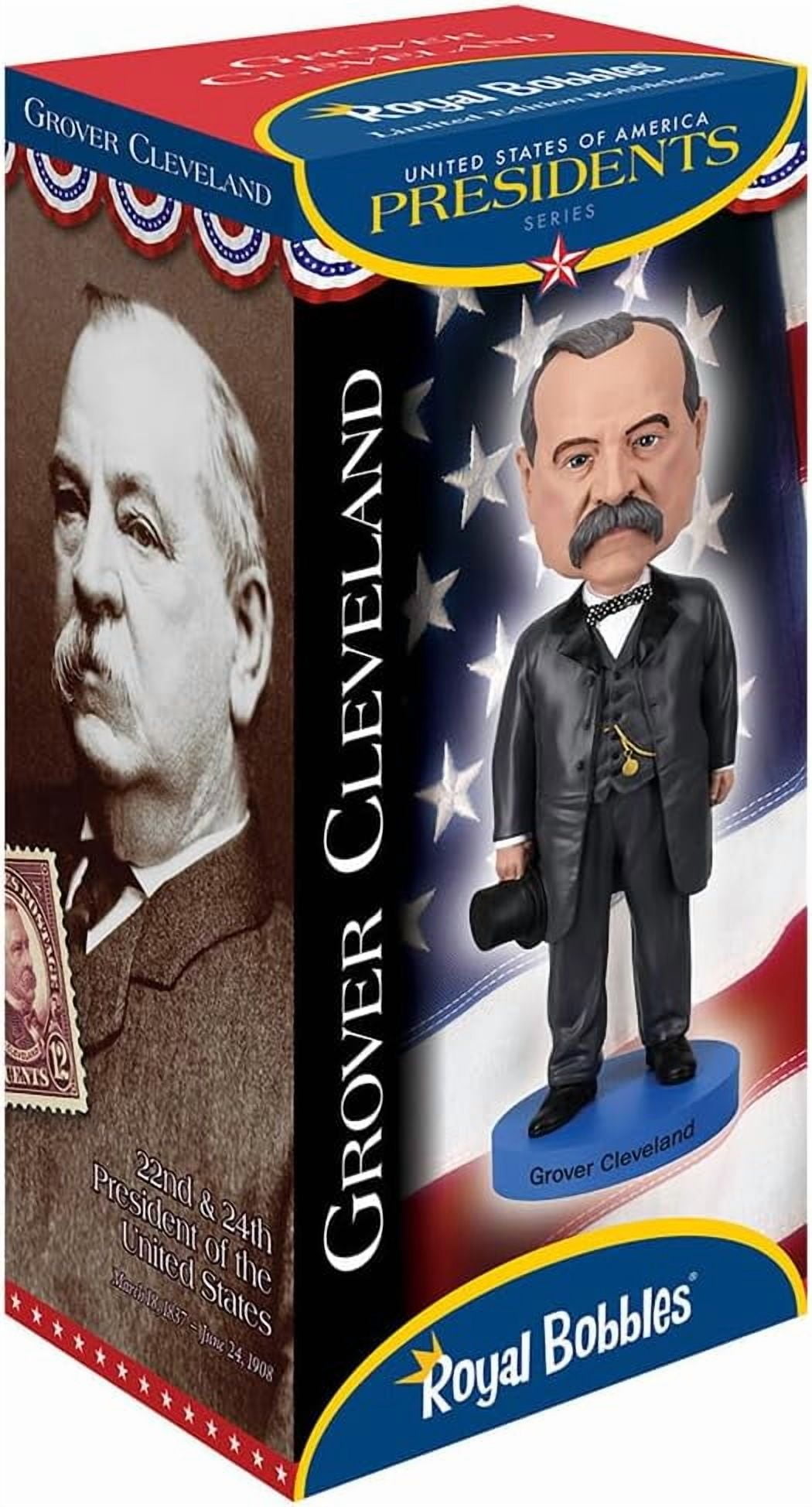 Royal Bobbles US Presidents #22 #24 Grover Cleveland Bobblehead figure ...