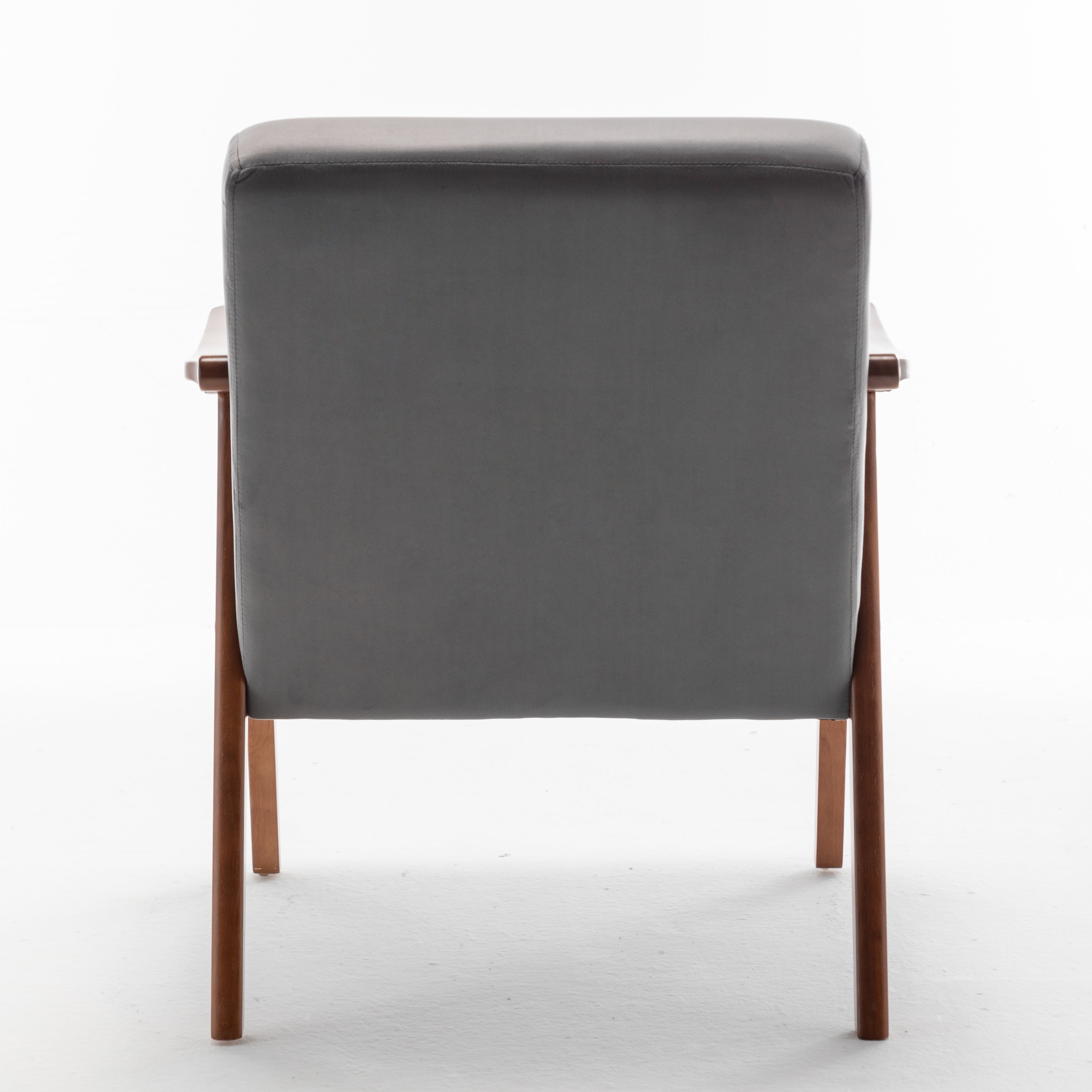 US Pride Furniture Cedrice 26.37" Wide velvet Accent Chair Grey ...