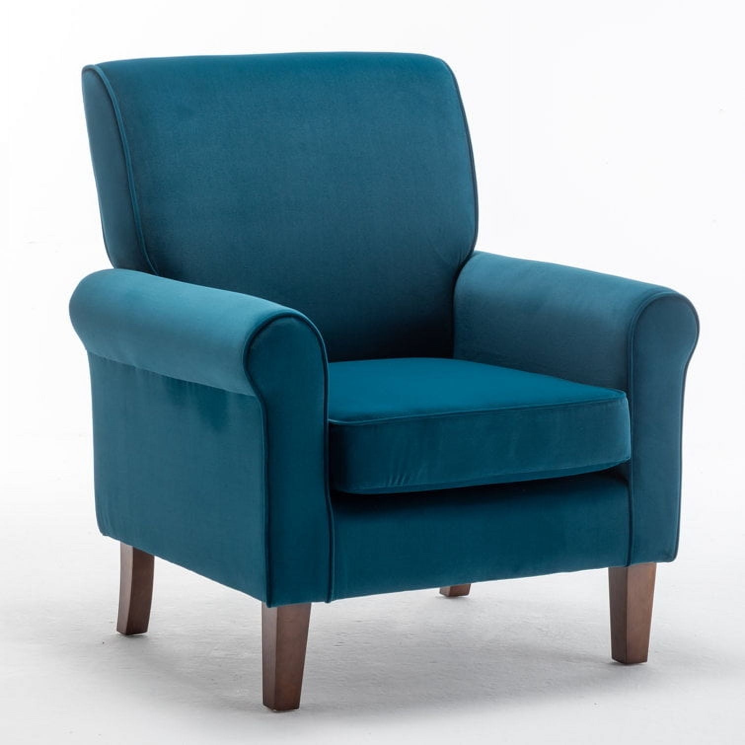 US Pride Furniture Classic Accent Armchair with Birch Wood Frame and ...