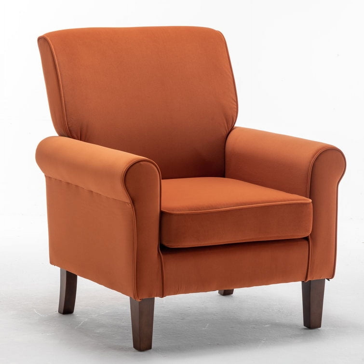 US Pride Furniture Classic Accent Armchair - Comfortable Rolled ...