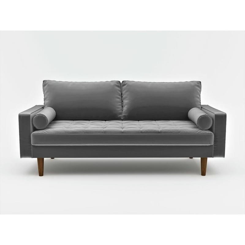 US Pride Furniture Mac Sofa Grey - Walmart.com