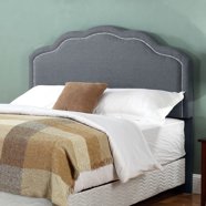Safavieh Skyler Retro Arched Upholstered Headboard with Nail Heads ...