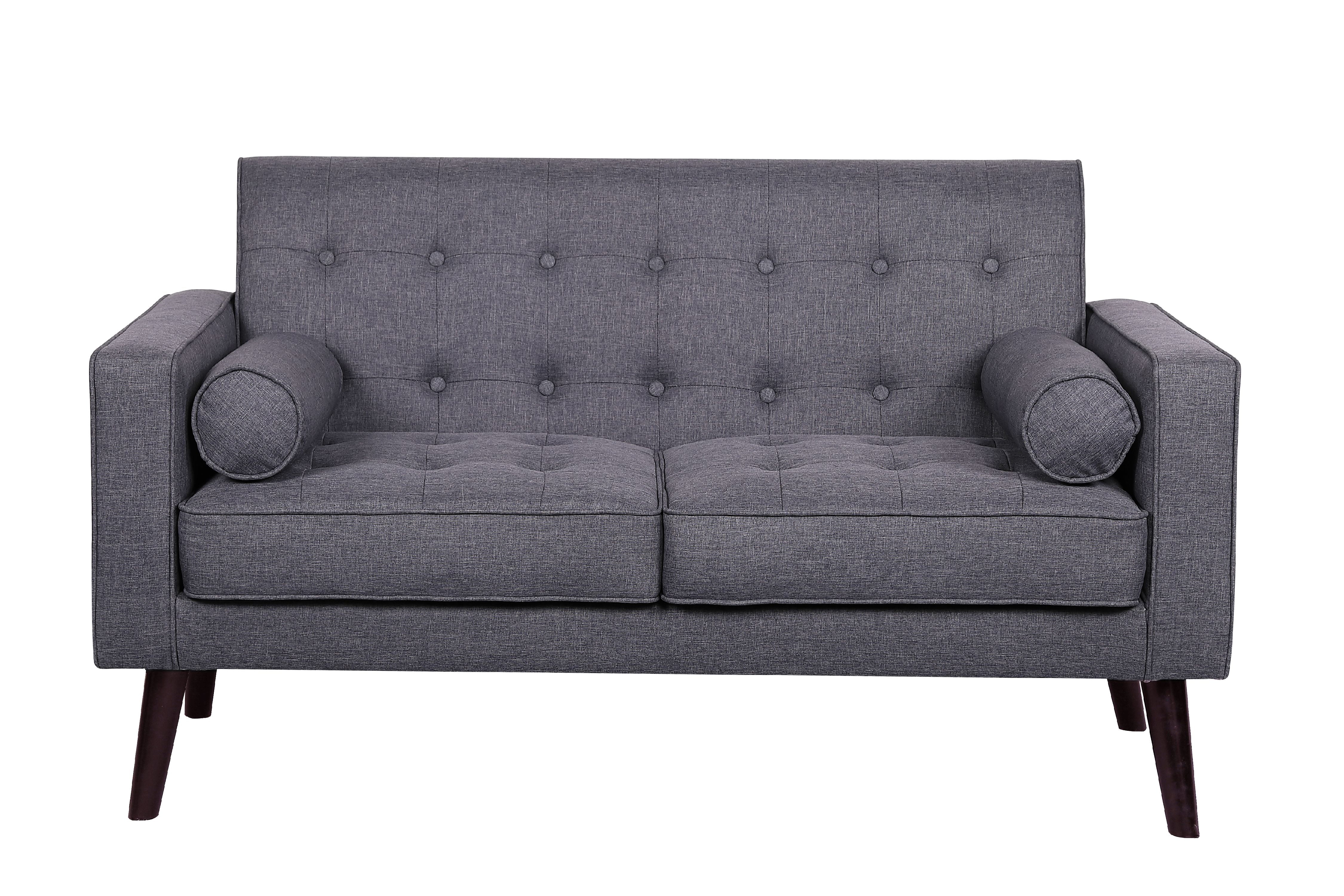 US Pride Furniture Tufted Back & Seat Cushion Loveseat - Walmart.com