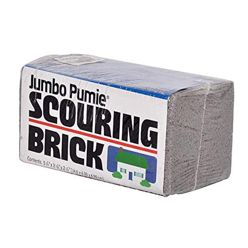 US Pumice JPS-12 Jumbo Pumie Scouring Brick, For Large Surface Cleaning ...