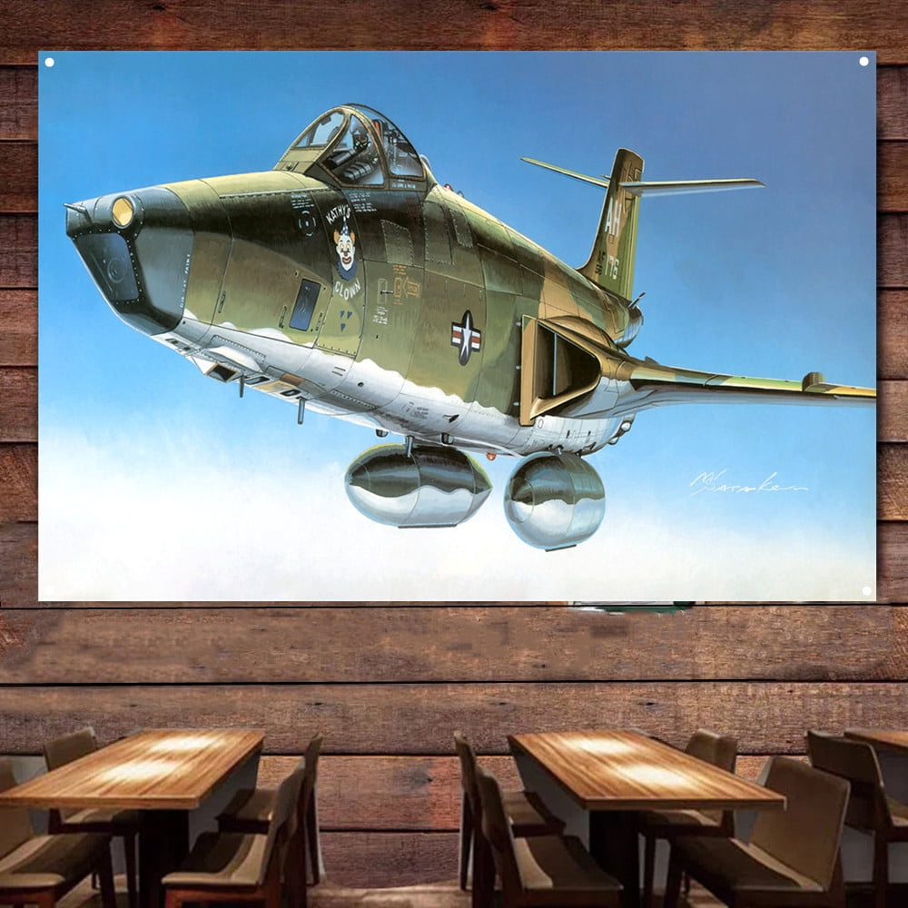 US RF-101C Voodoo Fighter Picture Wall Flag, Wall Art Wall Decor ...